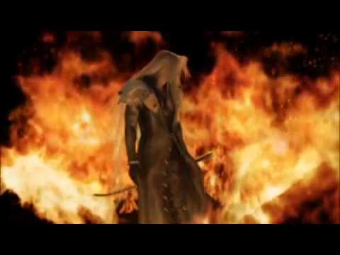 Sephiroth Advent Children flames gameboot - YouTube