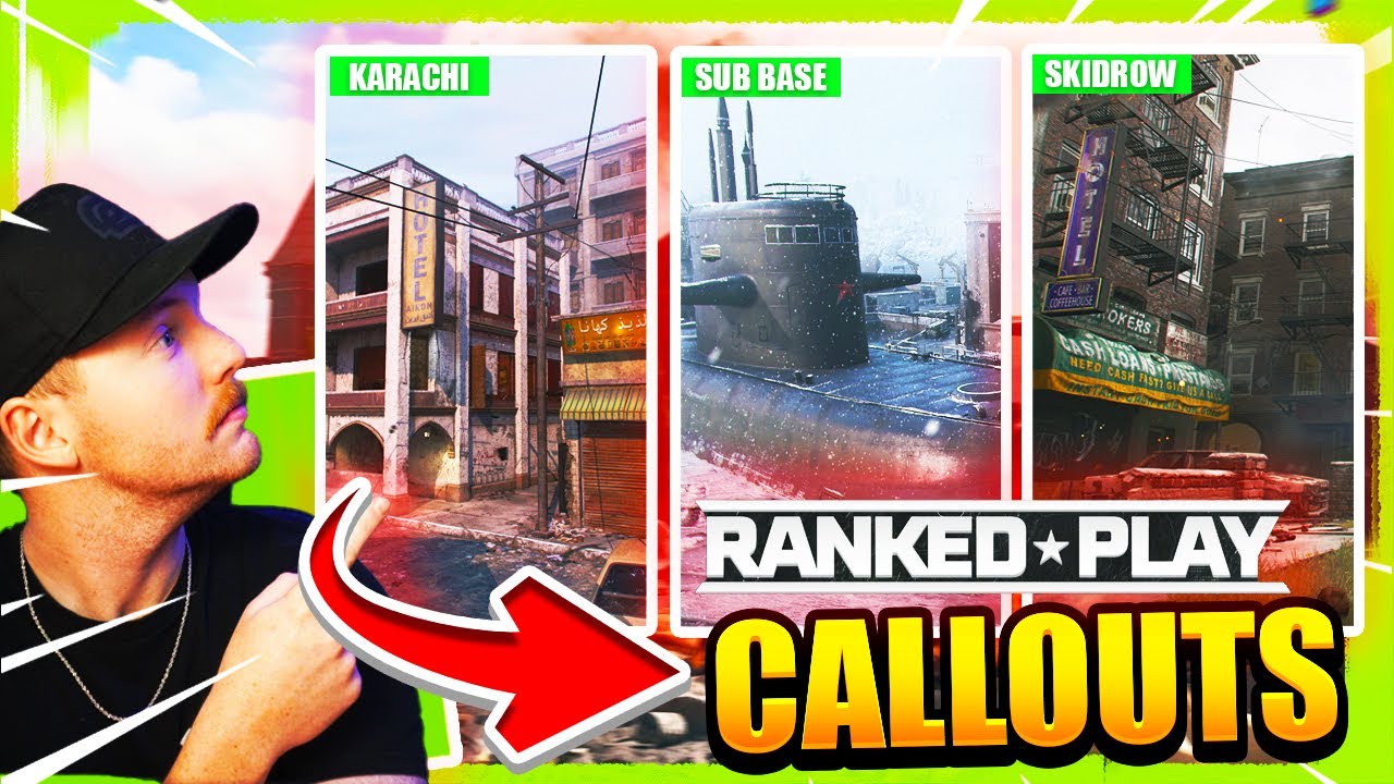 Pro RANKED PLAY CALLOUT GUIDE | Karachi, Sub Base, Skidrow - YouTube