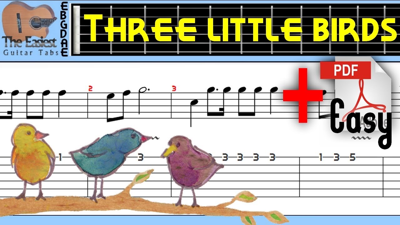 Guitar Chords For Three Little Birds