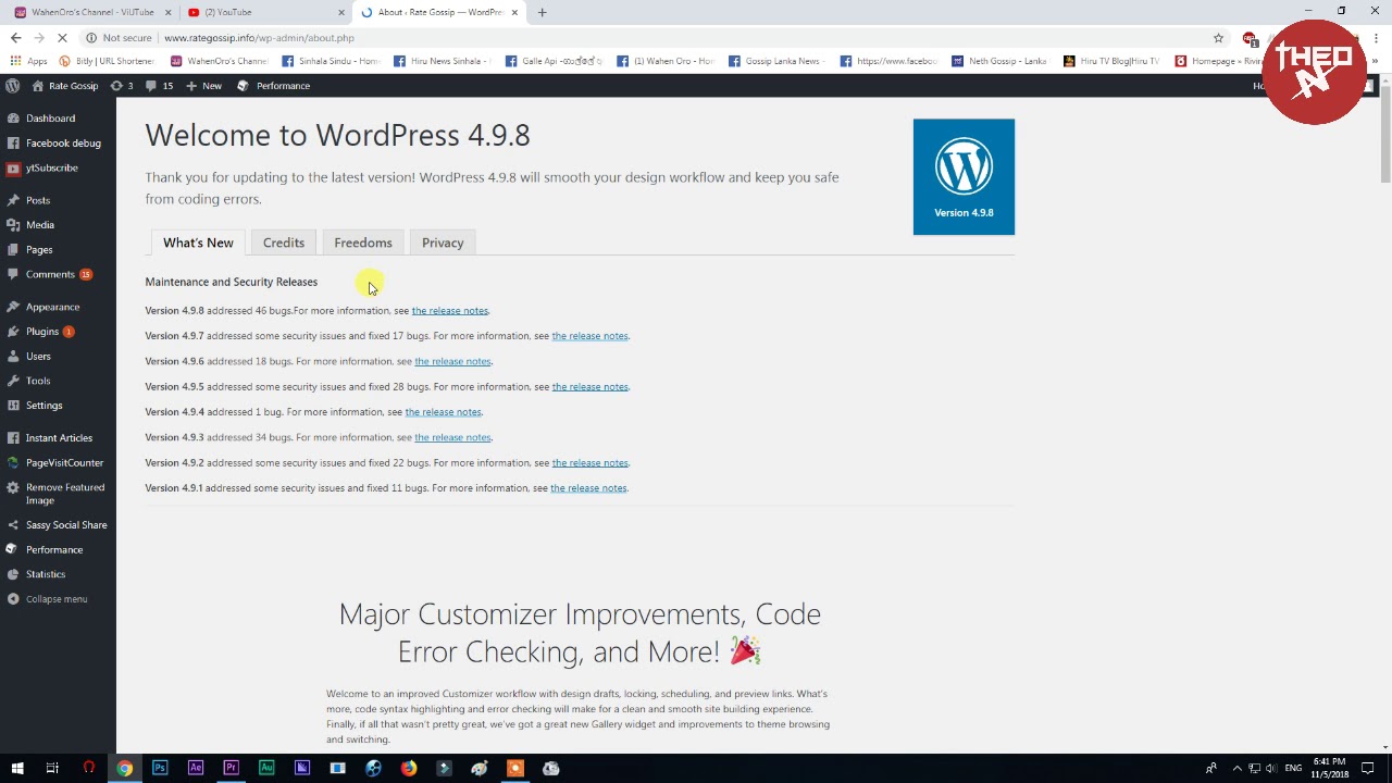 How To Update Worldpress Youtube 2748