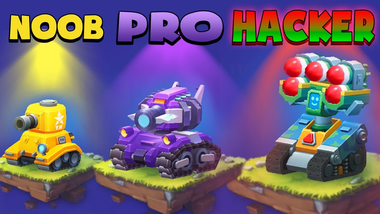 NOOB vs PRO vs HACKER - Tank Hero - The Fight Begins - YouTube