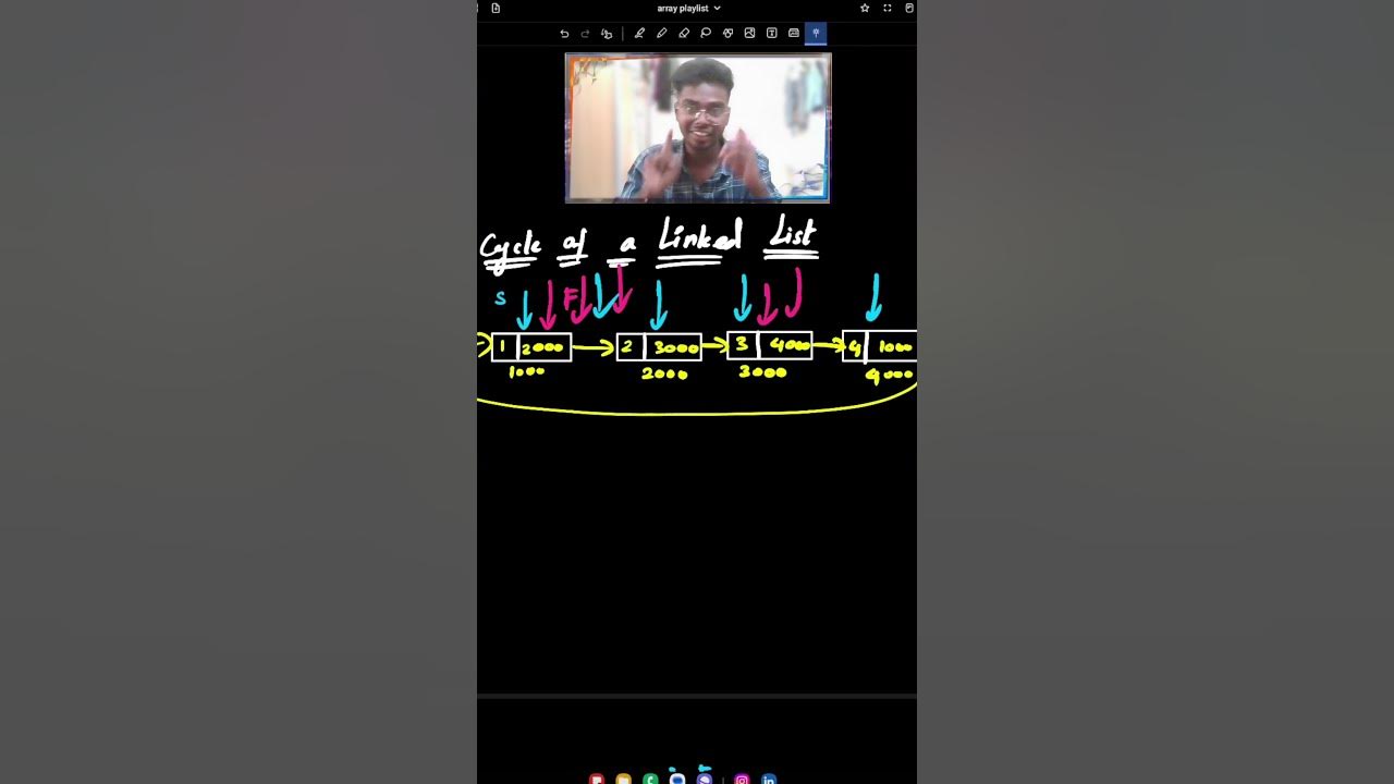 Cycle Of A Linked List In Tamil Codingintamil Cppprogramming Youtube