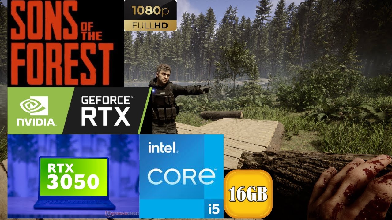 SONS OF THE FOREST / RTX 3050 / i5 11260H / ALL SETTINGS TESTED / 1080p ...