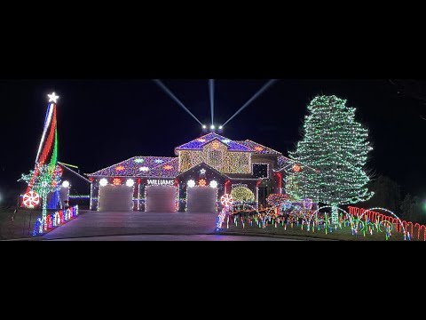 Williams Light Show 2022 - Grand Finale - YouTube
