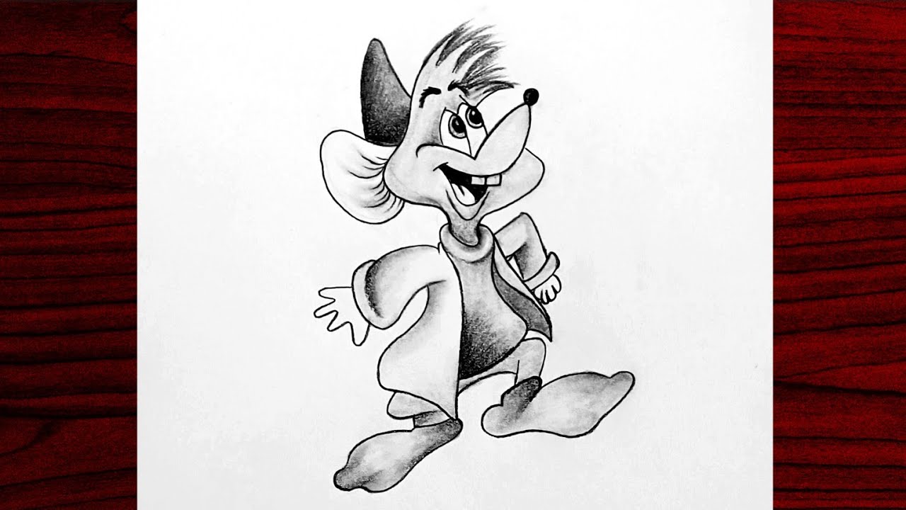 How to draw cartoon characters easy step by step - YouTube