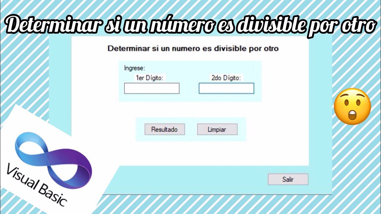 Determinar si un numero es divisible por otro| Visual Basic 2010 - YouTube