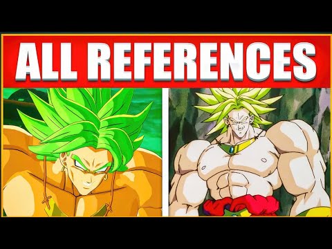 ALL Dragon Ball Sparking Zero Anime Comparison - Broly (Z) References ...