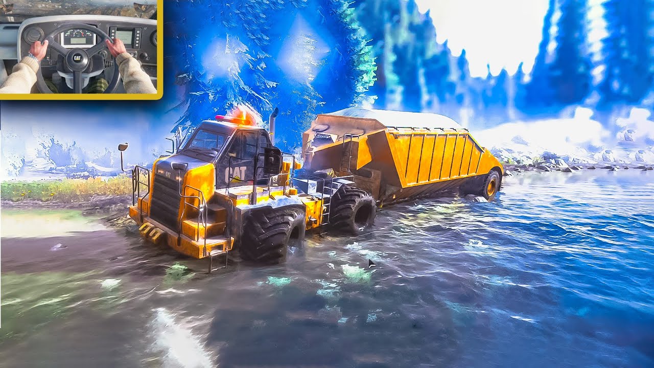 SnowRunner - The Ultimate Heavy Load with the CATERPILLAR-770G Truck ...
