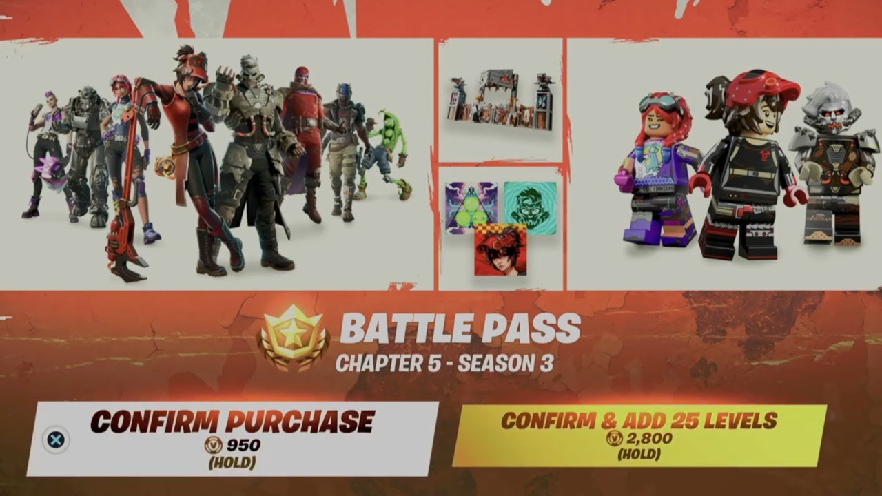 How to buy Chapter 5 Season 3 Battle Pass & 25 Levels in Fortnite - YouTube