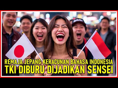 REMAJA GAUL JEPANG KEGANDRUNGAN BAHASA INDONESIA ⁉️ CARI TEMAN TKI UNTUK BELAJAR ‼️