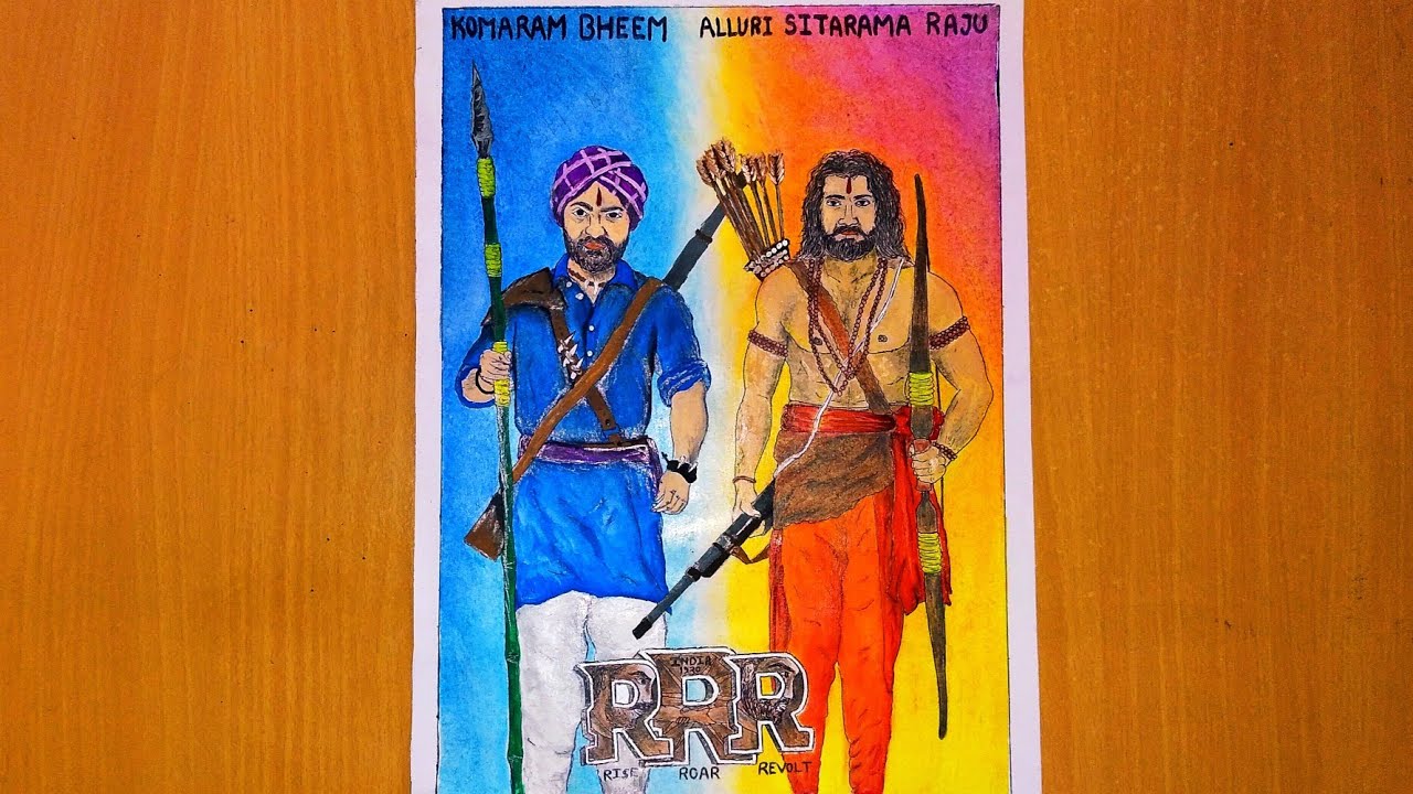 RRR Movie drawing ll Special drawing #short #shorts #subscribe #drawing ...