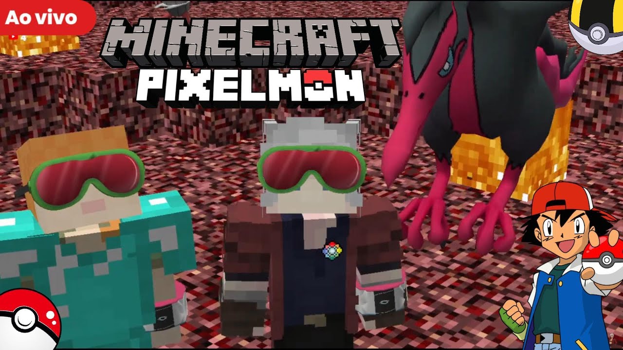 PIXELMON 🔴AO VIVO #15 | Farm Farm Farm Raids Raids Raids Rais #pokemon ...