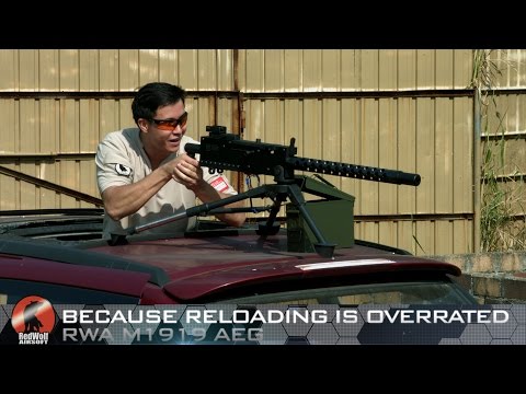 Because Reloading Is Overrated – RWA M1919 AEG - Redwolf Airsoft RWTV