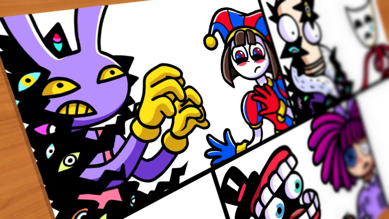 Drawing Corrupted Characters/Abstracted | The Amazing Digital Circus ...