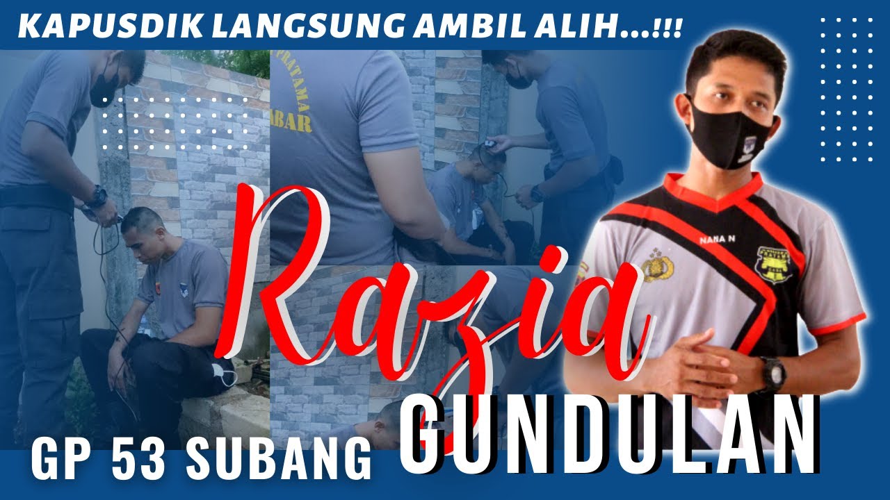 Ciptakan Penampilan Prima Anggota Satpam Kapusdik Merazia Rambut Siswa ...
