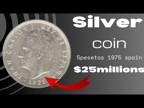 The History and Rarity of the 1975 5 Pesetas Coin: Valued in Millions!