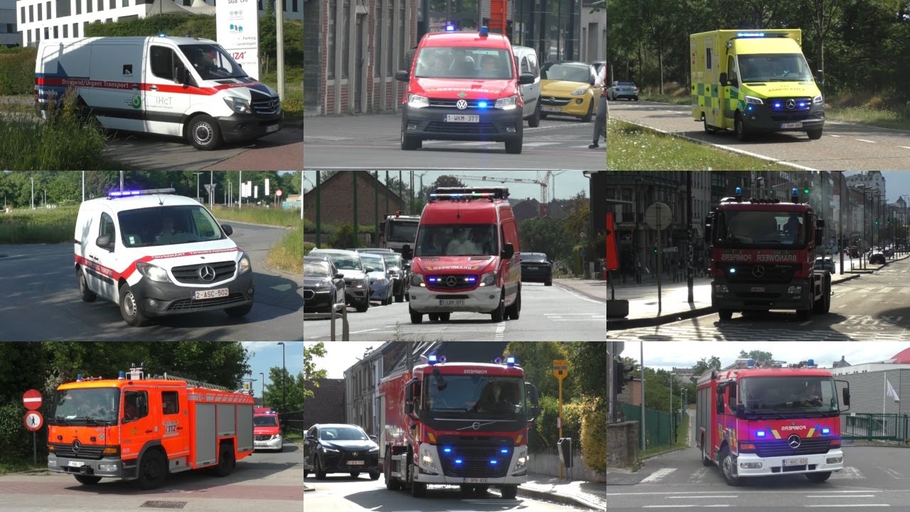 [Collection] Different emergency vehicles in Belgium - YouTube