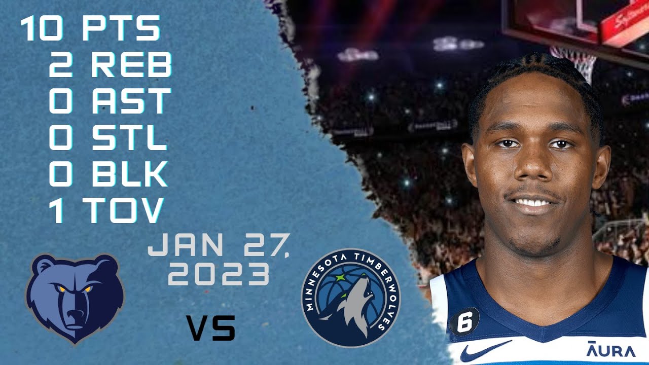 Nathan Knight NBA Player Highlights 27-01-2023 TIMBERWOLVES vs ...