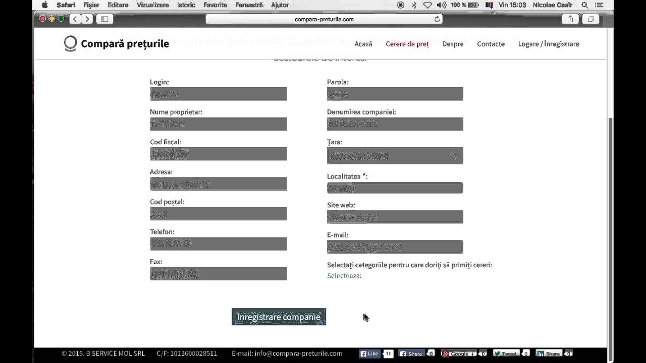 Compară Prețurile - Instrucțiune pentru companii - YouTube