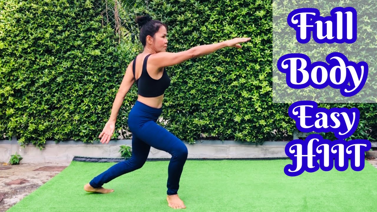 15 Min Full Body Cardio Yoga Workout for Weight Loss | Easy HIIT | Abs ...