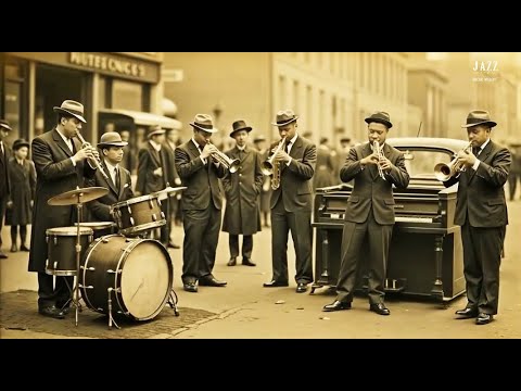 Relaxing Jazz, Warming the Mind and Authentic Jazz Band on a 1920s New York Street Corner - YouTube