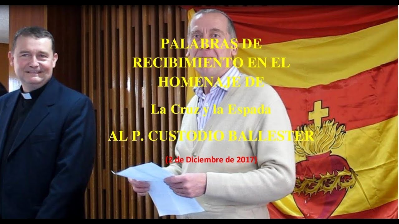 Homenaje al P Custodio Diciembre 2017 - YouTube