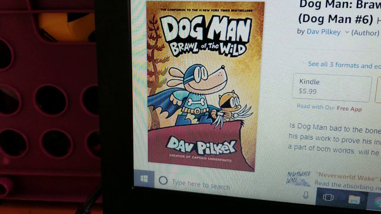 Dog Man brawl of the wild book cover is here😀😀😃😃 - YouTube