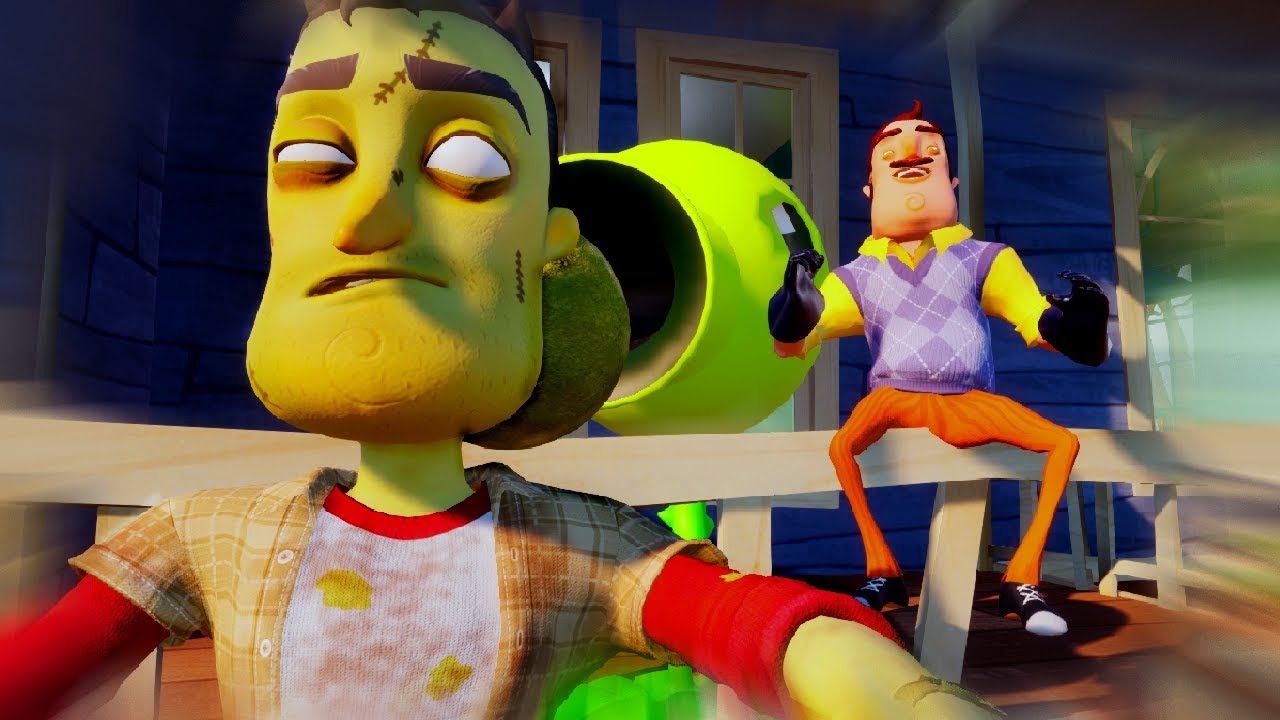 HELLO ZOMBIES 2 - Hello Neighbor Plants vs Zombies Mod - YouTube
