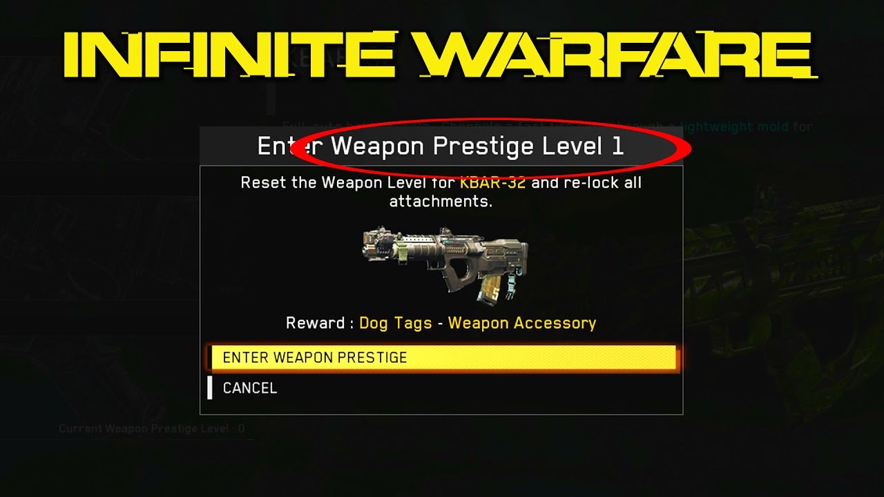 HOW TO GET WEAPON ACCESSORIES - What Happens If You Prestige a Weapon ...