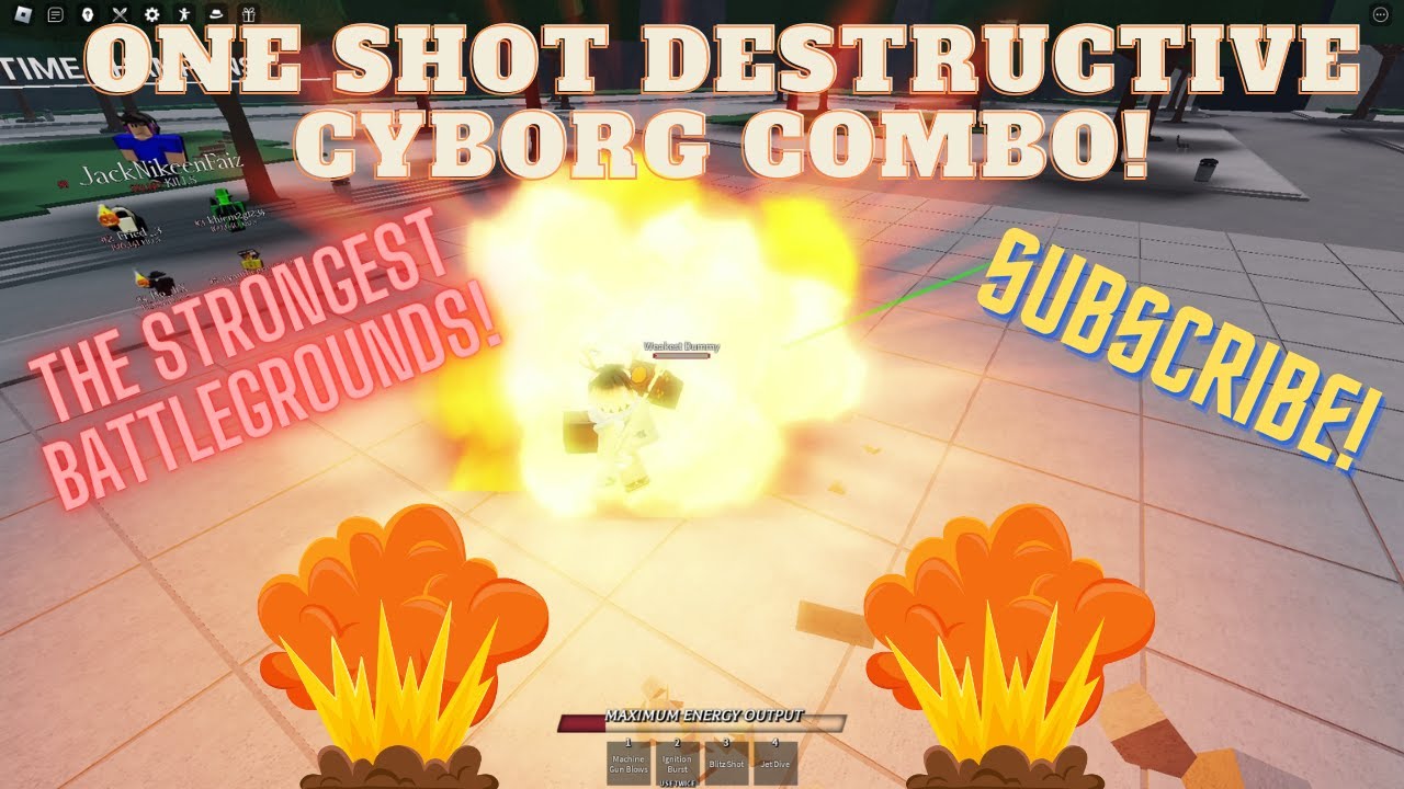 New One Shot Destructive Cyborg Combo! (Hope you Enjoy, The Strongest ...