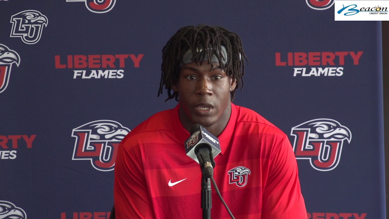 Weekly Football Press Conference: Elijah Benton - YouTube