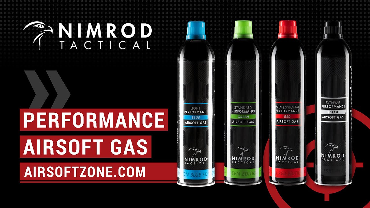 Nimrod Tactical Airsoft Gas (Green, Red and Black) - YouTube
