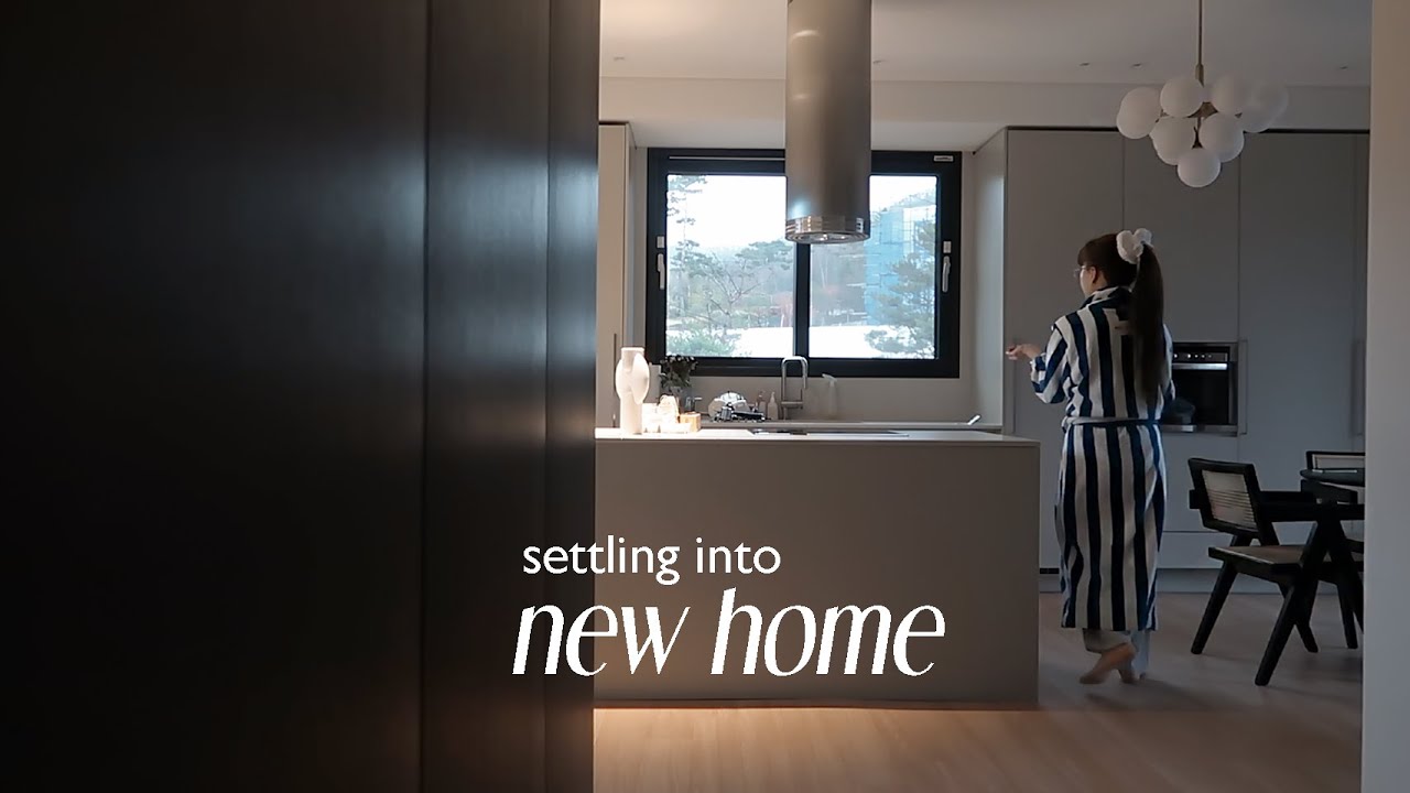 Korea Vlog: decorating kitchen, organizing pantry, grocery shopping ...