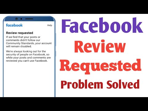 Review requested problem facebook problem solve ! Facebook review ...