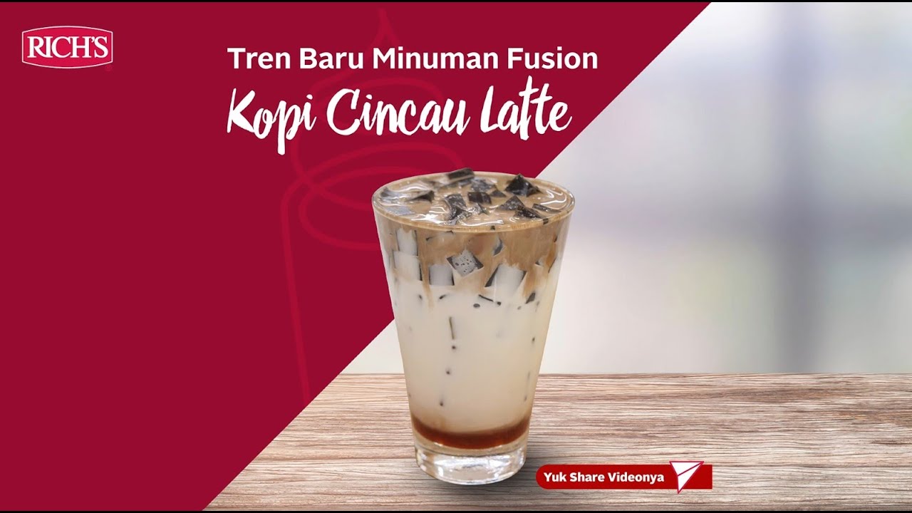 Tren Baru Minuman Fusion, Kopi Cincau Latte - YouTube