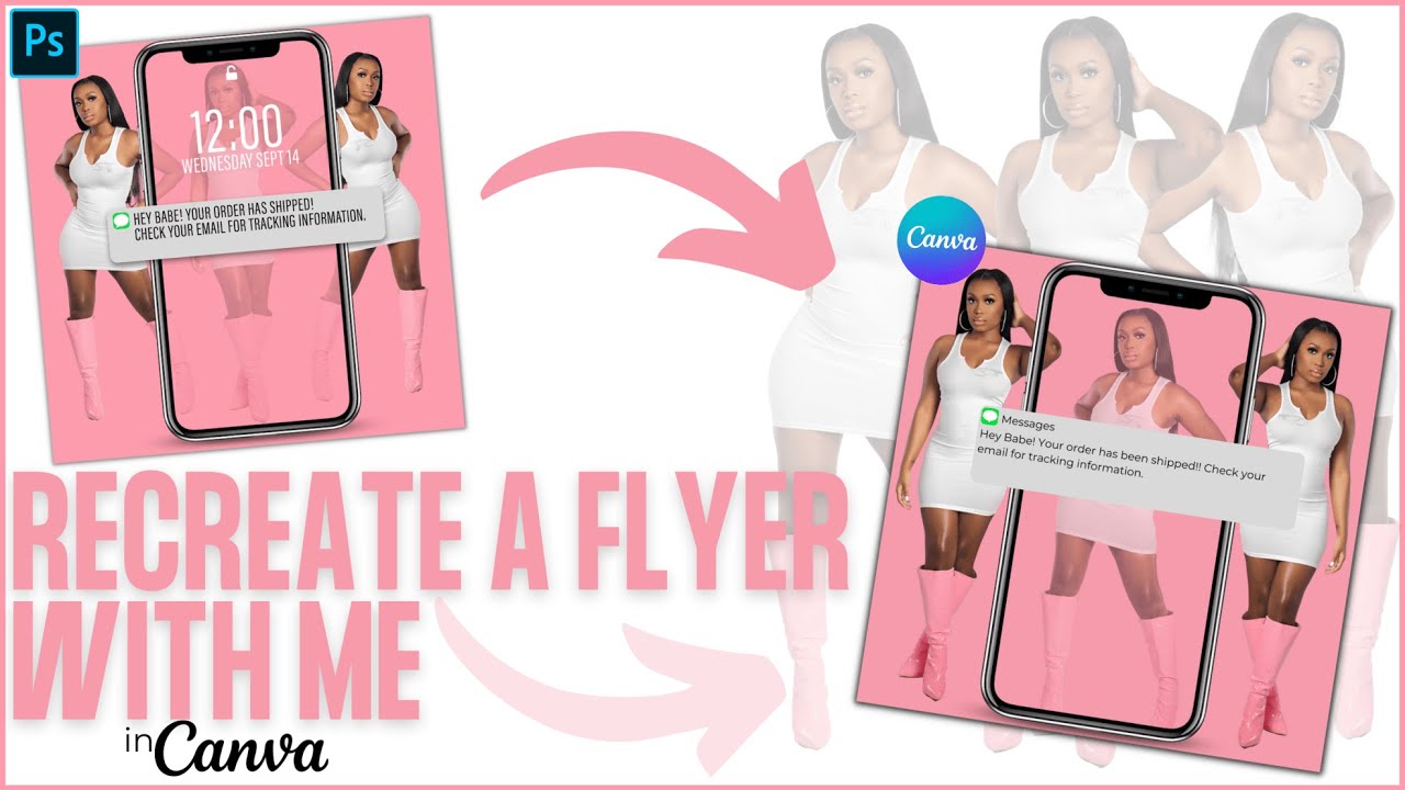 Flyer Design Tutorial | Recreate A Flyer With Me | Canva Tutorial - YouTube