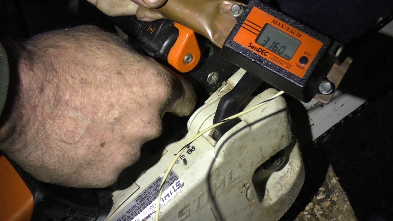 Tree Monkey tuning a Stihl 200T - YouTube