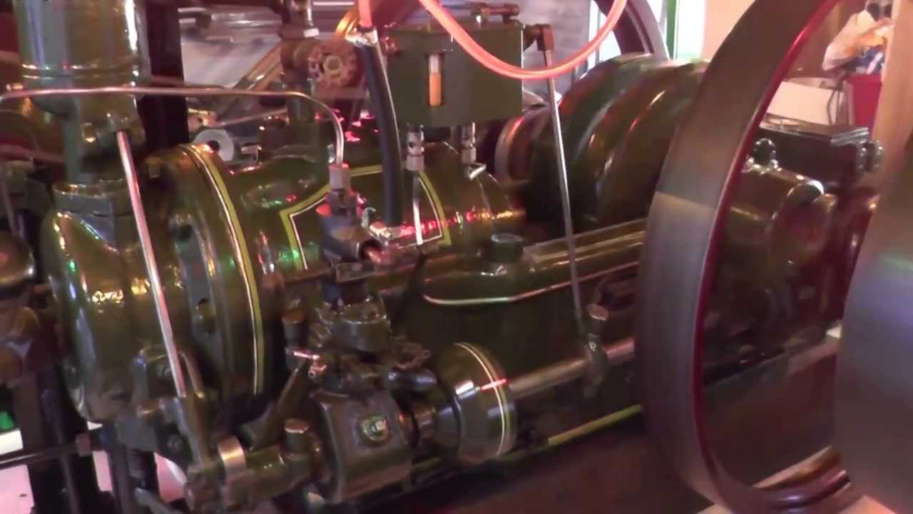 Ruston & Hornsby 1ZHR Stationary Engine - YouTube