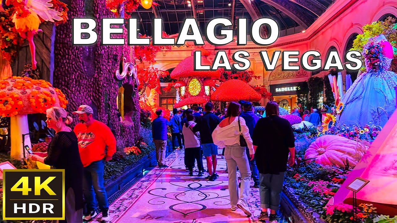 (4K HDR) Bellagio Las Vegas Walk - October 2023 - F1 Update - YouTube