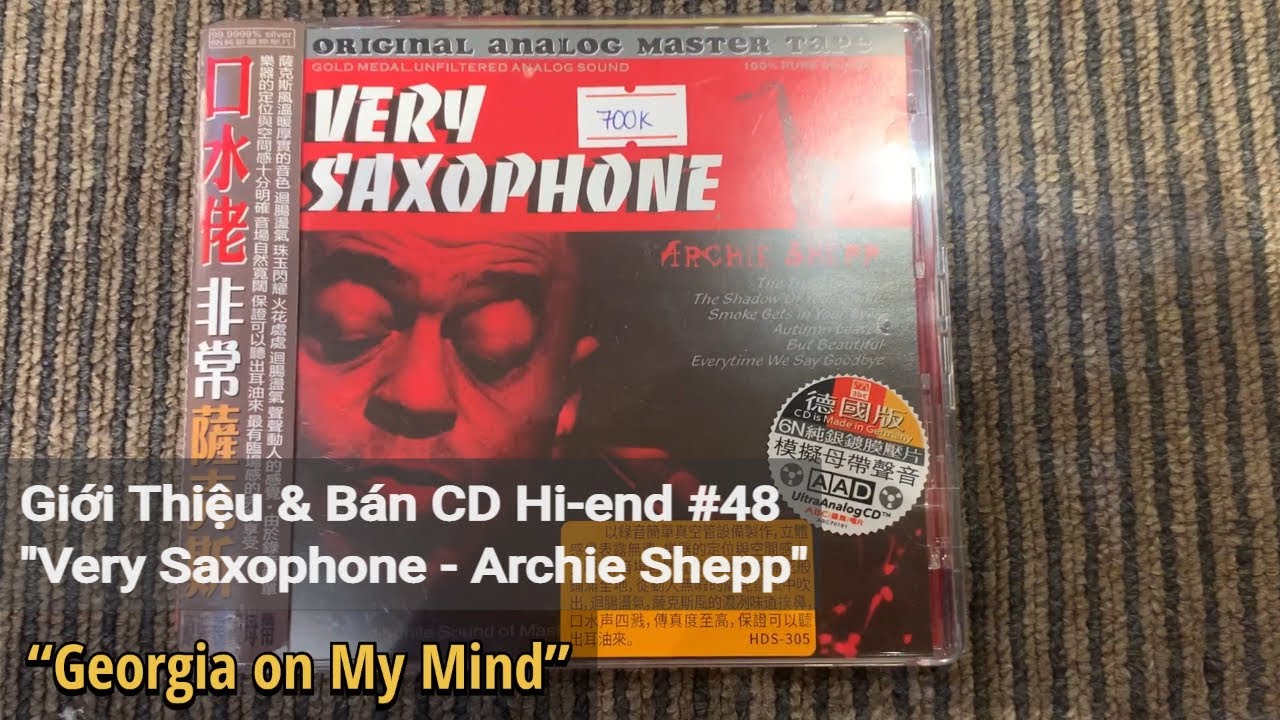 Giới Thiệu & Bán CD Hi-end #48 "Very Saxophone - Archie Shepp" - YouTube