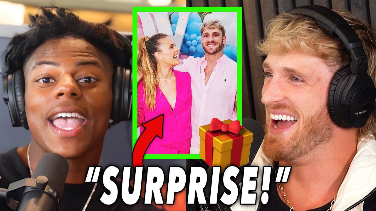 IShowSpeed *Gifts* Logan Paul & Nina a Present! - YouTube