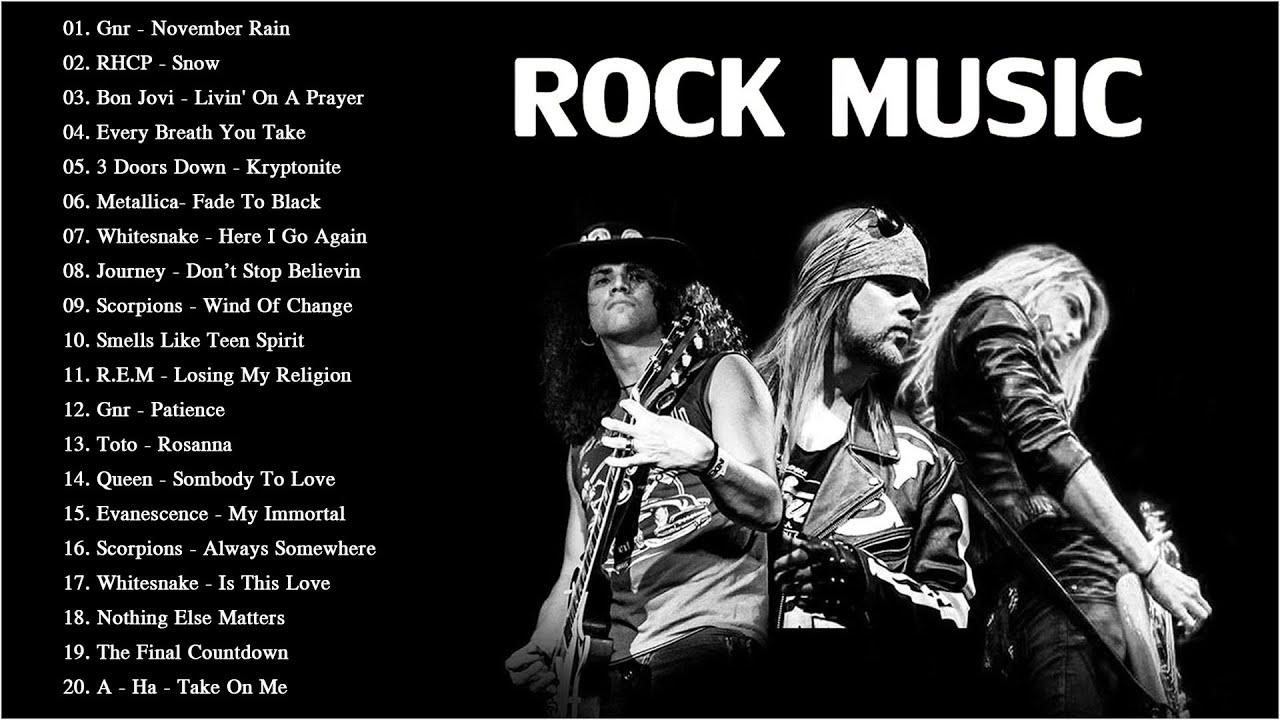 Rock Music Playlist 80s 90s | Rock Songs Collection - YouTube