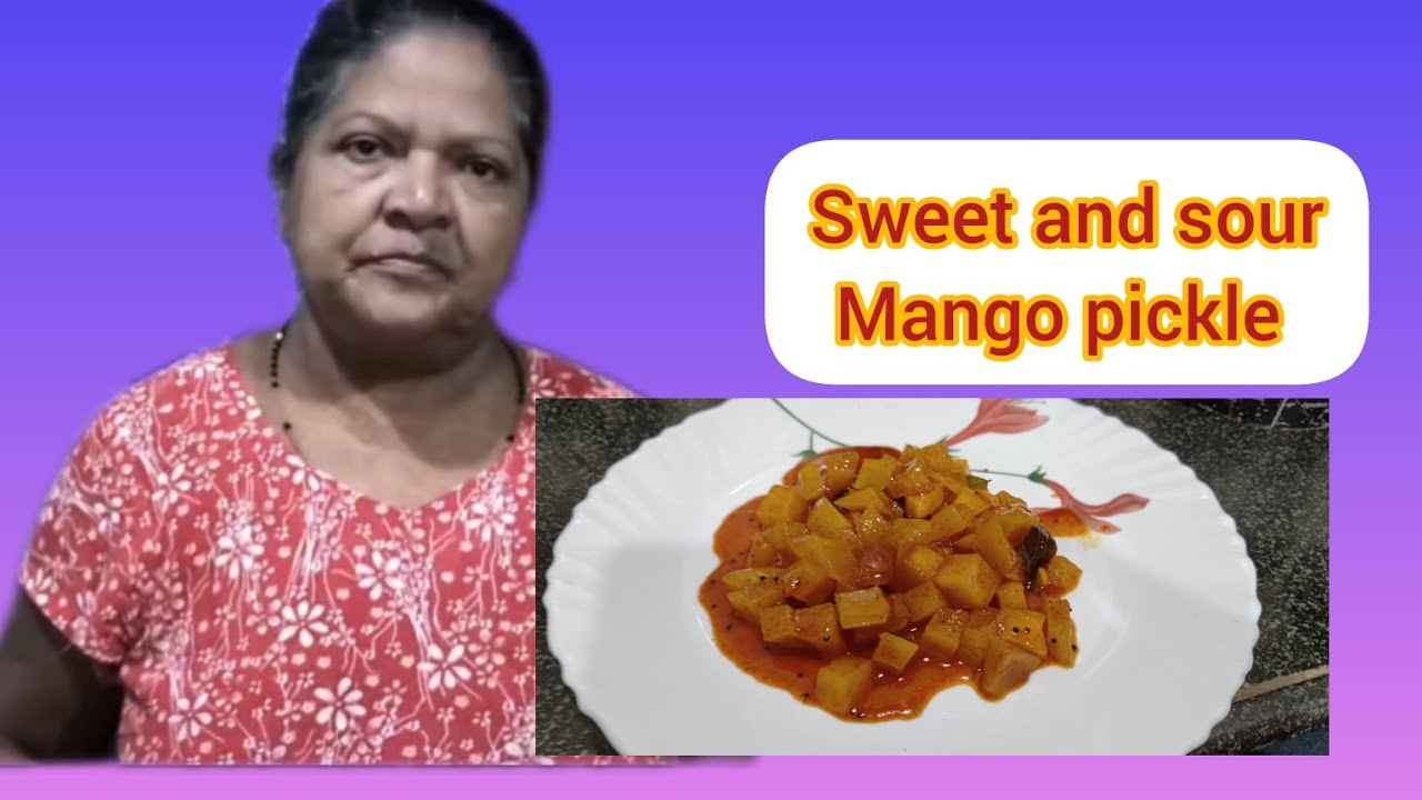 sweet and sour mango pickle/by my mother in law/goan recipe/Konkani ...