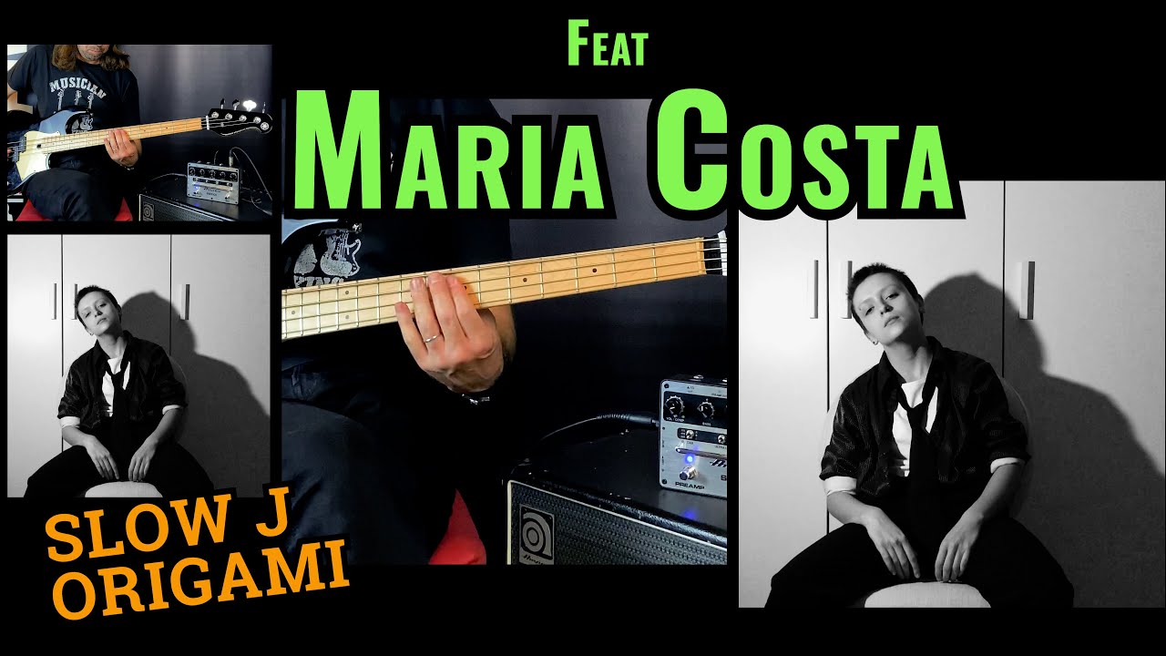 Feat Maria Costa - Origami (Slow J) #basscover #musicaportuguesa - YouTube