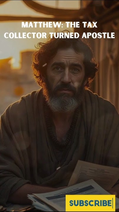 Matthew: The Tax Collector Turned Apostle. #bible #history #jesus - YouTube
