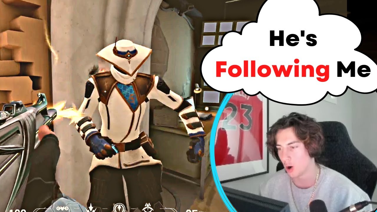 V1 ZANDER Reacts To Default Cypher on Valorant Range - YouTube