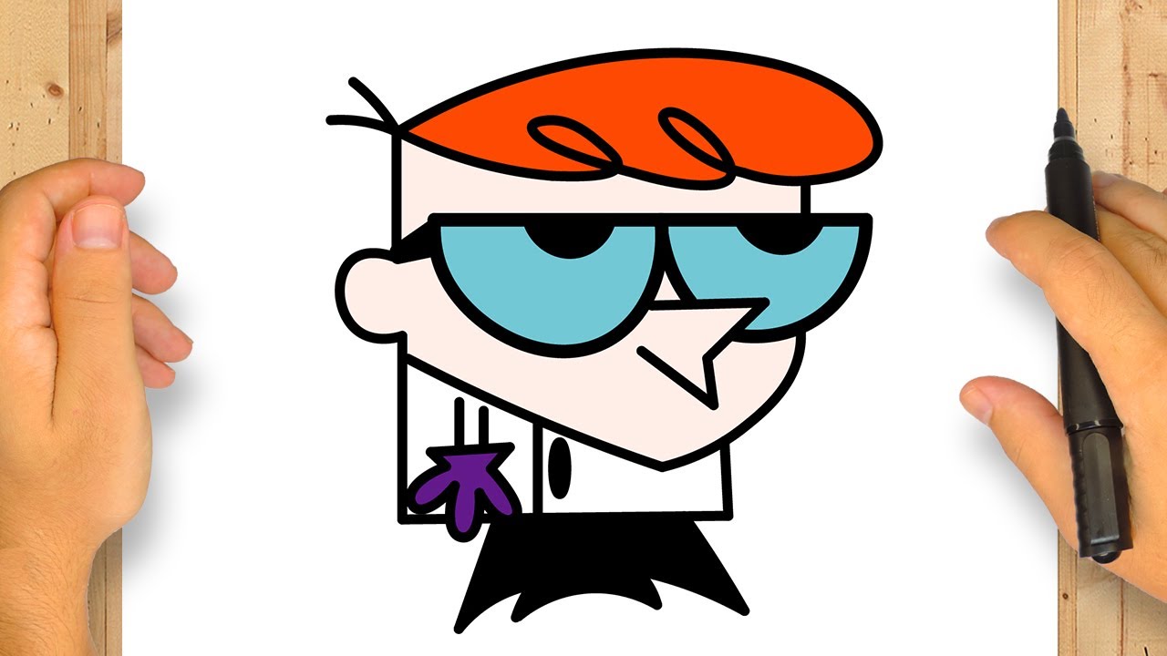 CÓMO DIBUJAR A DEXTER | Laboratorio de Dexter | Paso a Paso Simple y ...