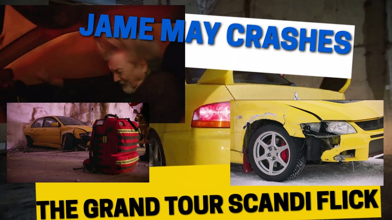 James may crashes on the grand tour SCANDI FLICK episode #scadiflic # ...