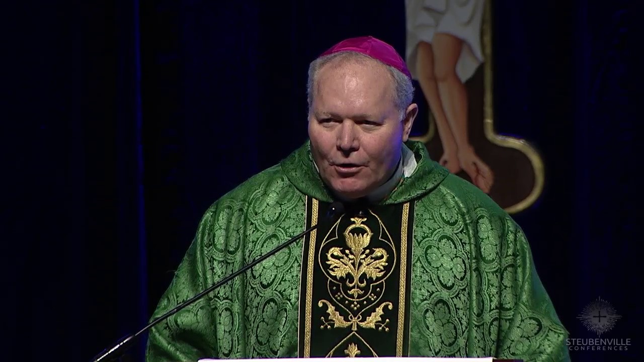 Bishop Edward Burns - Sunday Homily - Steubenville Lone Star 2017 - YouTube