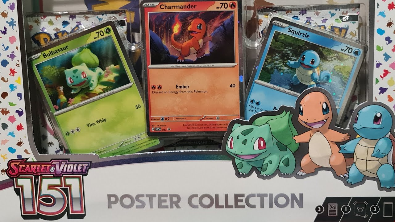 Opening Pokemon 151 Poster Collection - YouTube